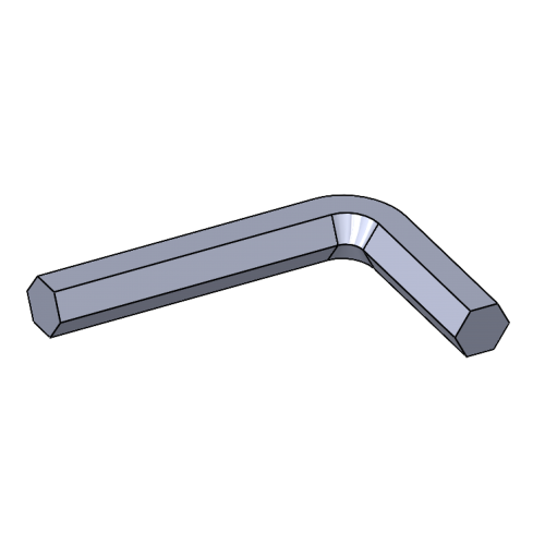 Imbussschlüssel für Tiefenverstellung DIN911 - SW22